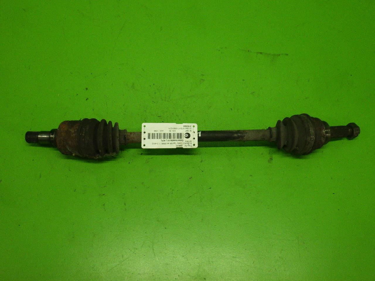 Arbre de transmission arrière gauche SUBARU JUSTY II (JMA, MS) 1.3 GX 4x4 6607055 | B-Parts