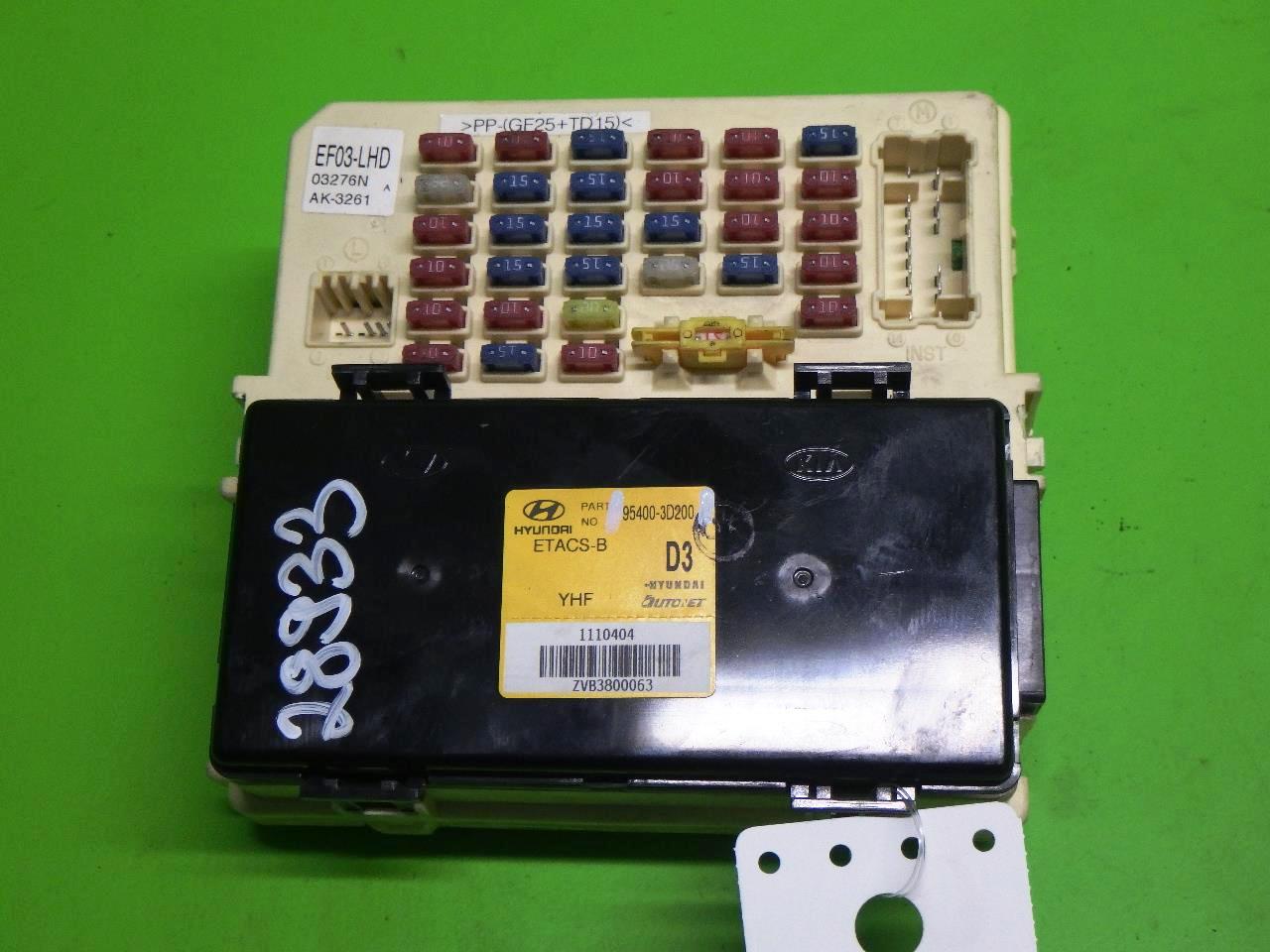 Fuse box HYUNDAI SONATA IV (EF) 2.0 16V HYUNDAI: 95400-3D200 | B-Parts
