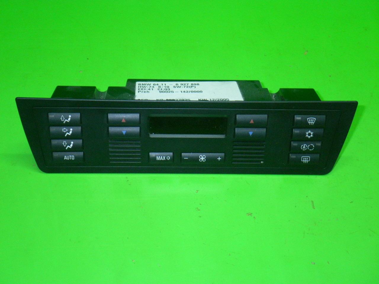 Climate control BMW X5 (E53) 3.0 d 6367405 | B-Parts