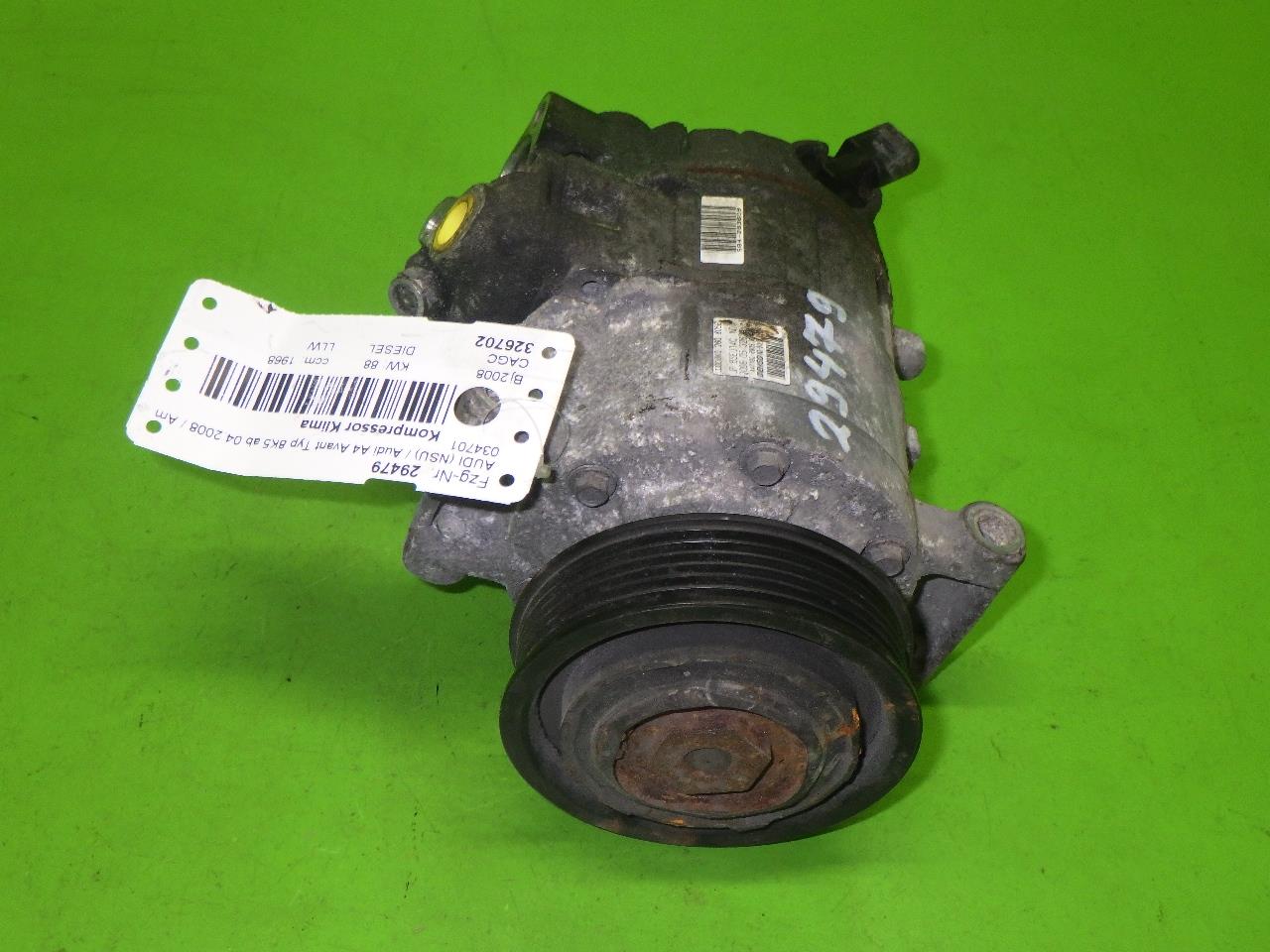 AC compressor AUDI A4 B8 Avant (8K5) 2.0 TDI 6388857 | B-Parts