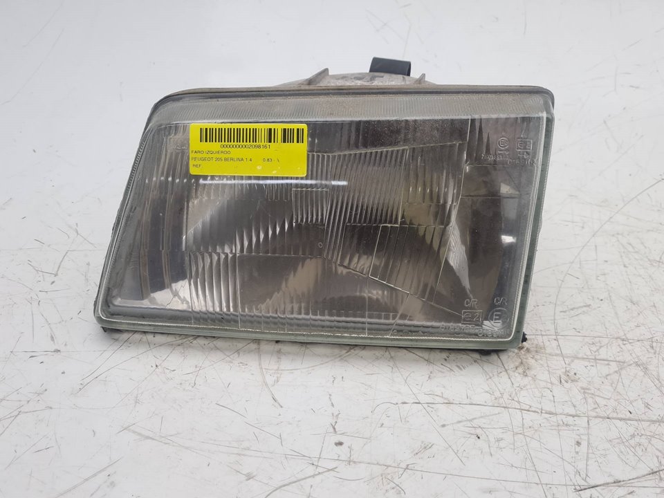Left headlight PEUGEOT 205 II (20A/C) 1.4 9907692 | B-Parts