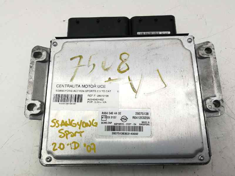 Engine control unit (ECU) SSANGYONG ACTYON I 4672860 | B-Parts
