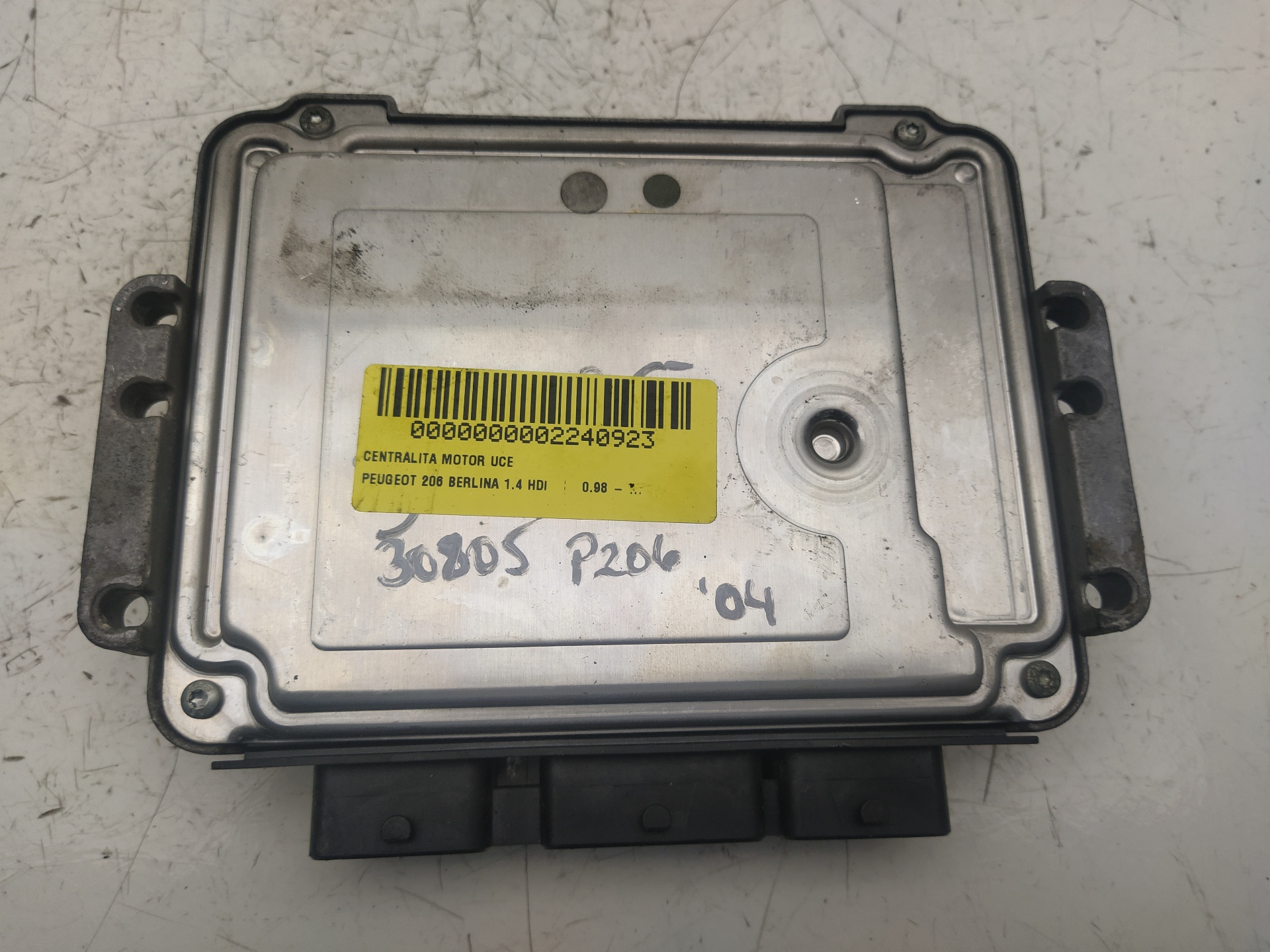 Engine control unit (ECU) PEUGEOT 206 Hatchback (2A/C) 13249871 | B-Parts