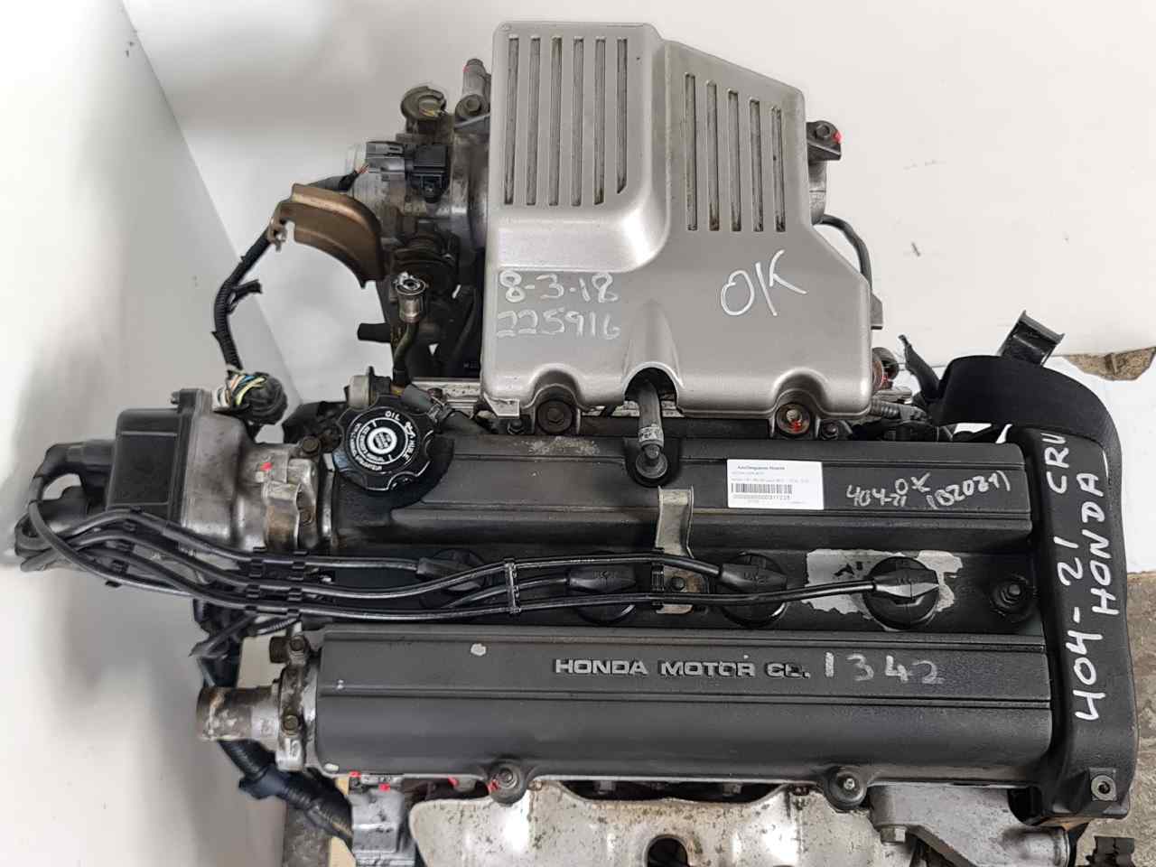 Engine HONDA CR-V I (RD) 2.0 16V 4WD (RD1, RD3) 7571322 | B-Parts