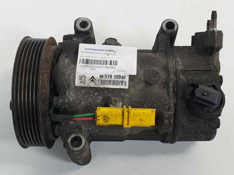AC compressor PEUGEOT 207 (WA_, WC_) 1.6 HDi 9651910980 | B-Parts