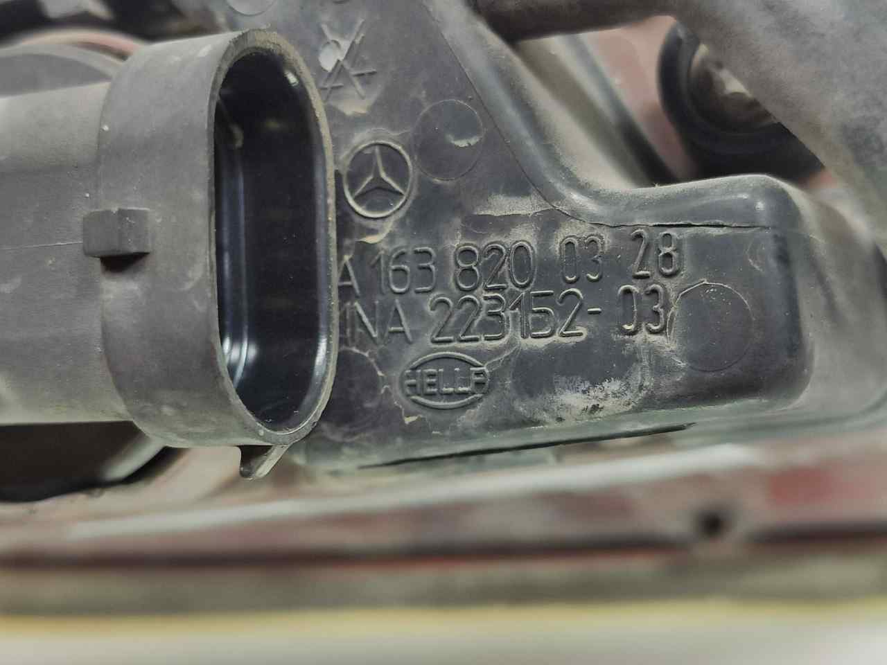 Left front fog light MERCEDES-BENZ M-CLASS (W163) ML 270 CDI (163.113 ...