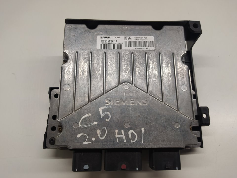 Engine control unit (ECU) CITROËN C5 I (DC_) 2.0 HDi (DCRHYB) 9843942 ...