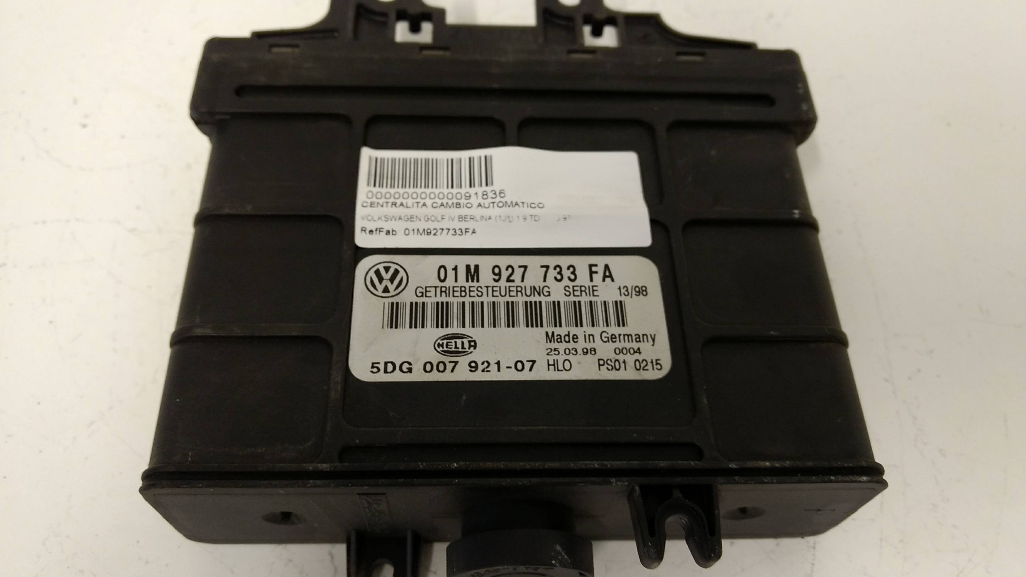 Gearbox control unit VW GOLF IV (1J1) 1.9 TDI 7092625 | B-Parts
